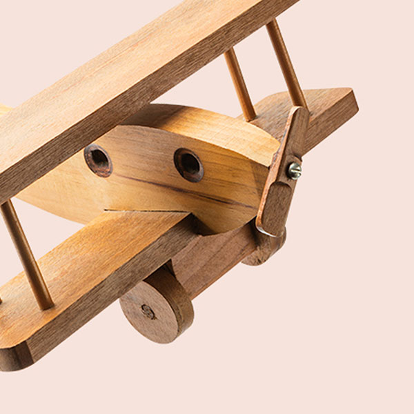 Wooden Plane – Sandbox Early Learning